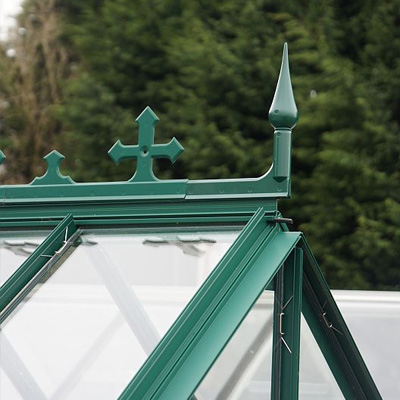 8x14 Elite Powder Coated Belmont - South West Greenhouses