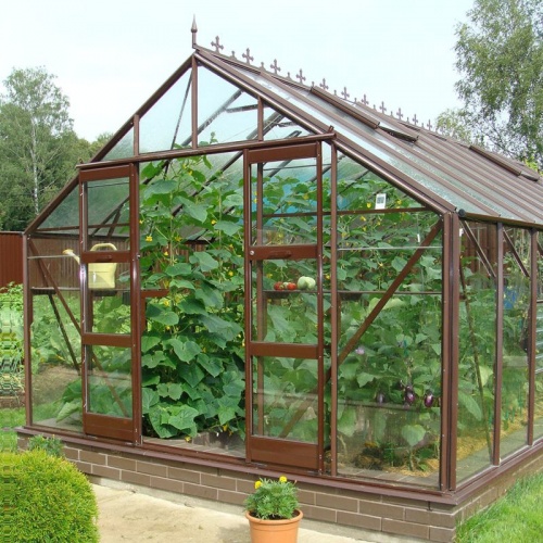 10x8 Elite Powder Coated Supreme - South West Greenhouses