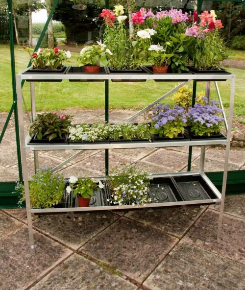 Aluminium Greenhouse Staging for Sale UK (Free Delivery)