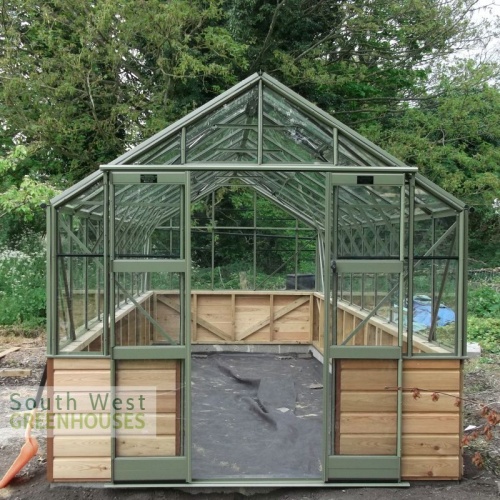 8x14 Elite Powder Coated Belmont - South West Greenhouses