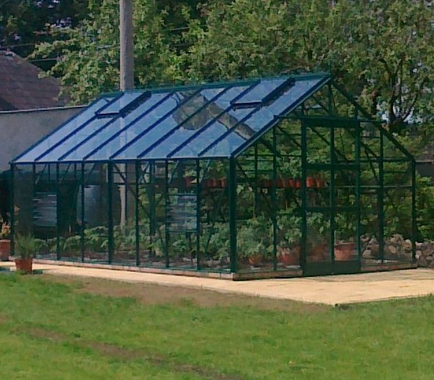 10x8 Elite Powder Coated Supreme - South West Greenhouses