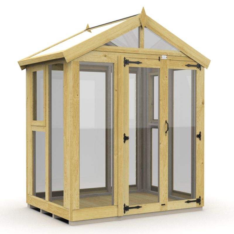 Modular 6x4 Wooden Greenhouse