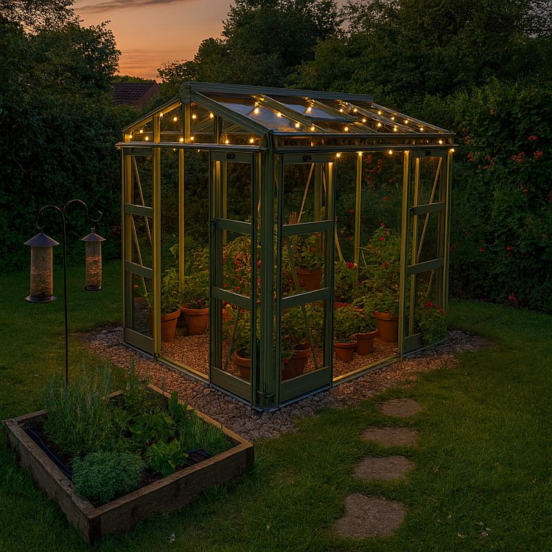 Elite 6x8 Sanctuary Greenhouse - South West Greenhouses