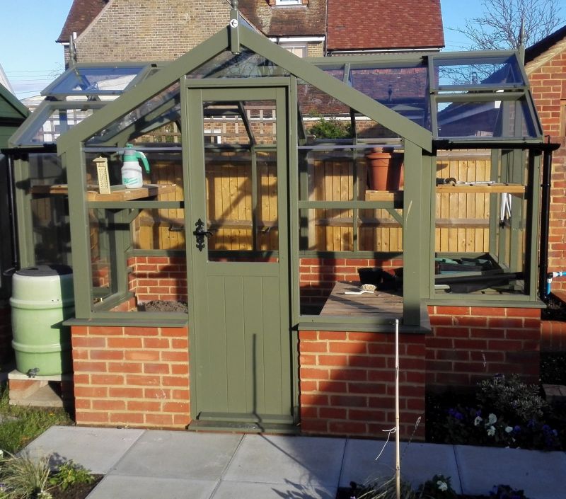 Swallow Cygnet 6x15 T-Shaped Wooden Greenhouse