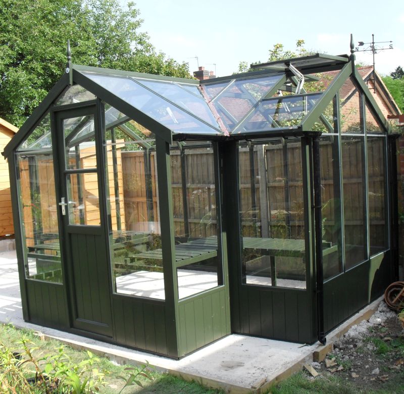 6x11 Swallow Cygnet Wooden Orangery Greenhouse