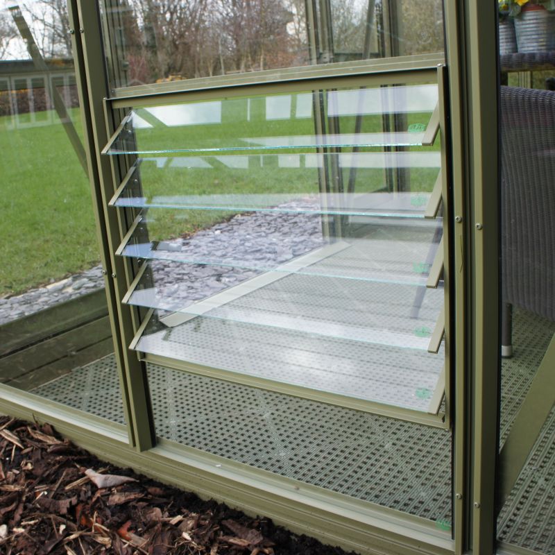 8x8 Pent Roof Elite Edge Greenhouse - South West Greenhouses